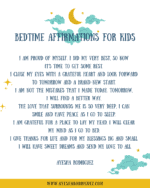 Free Bedtime Affirmations for Kids Printable – Ayesha Rodriguez